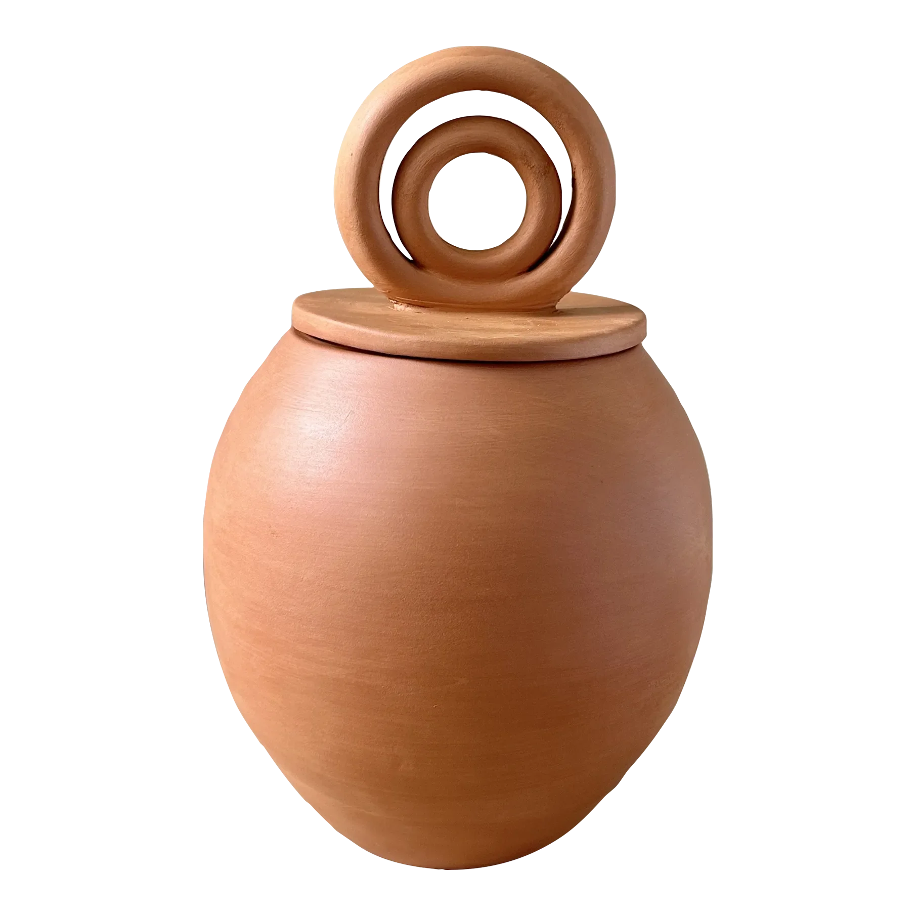 Catalonia Natural Handmade Terracotta Jar | Chairish