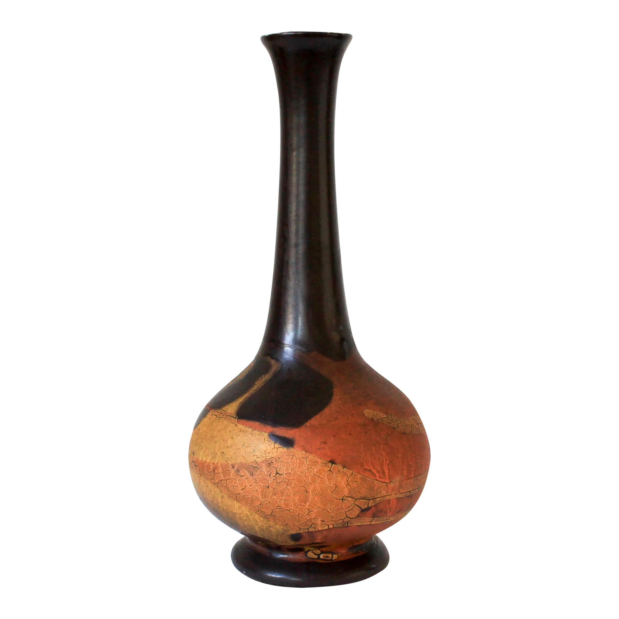Mid-Century Royal Haeger "Graphic Earth Wrap" Vase | Chairish