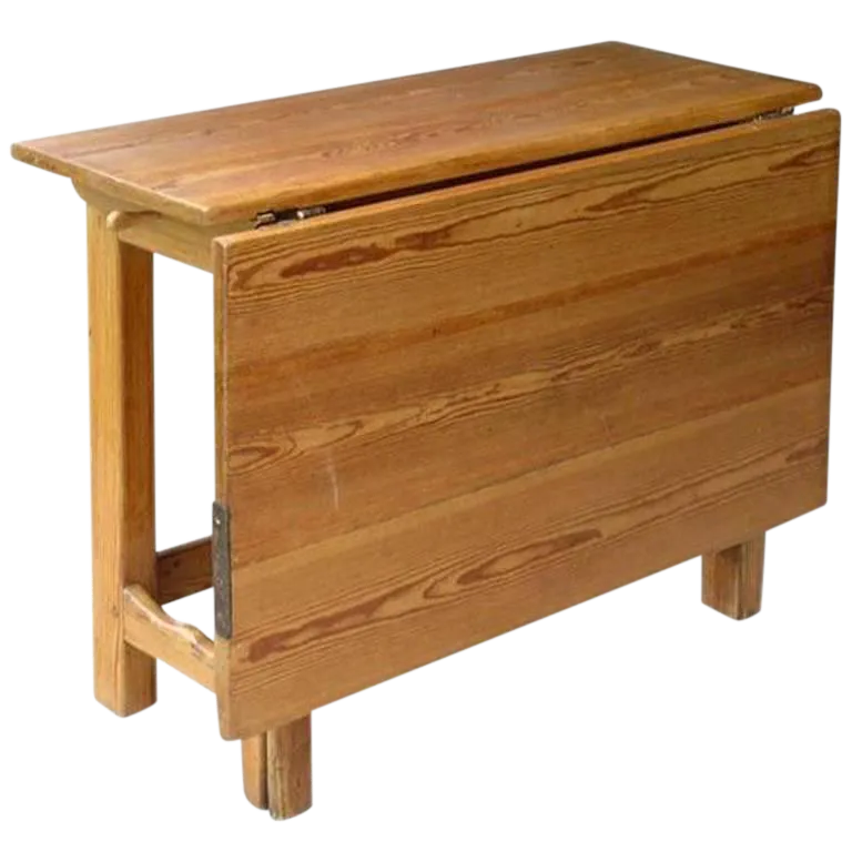 Swedish Drop Leaf Gate Leg Table | Chairish