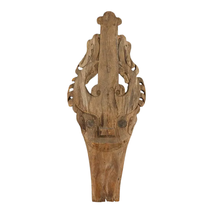 19th Century Large Hand Carved Singa Singa Tribal Carving from the ...