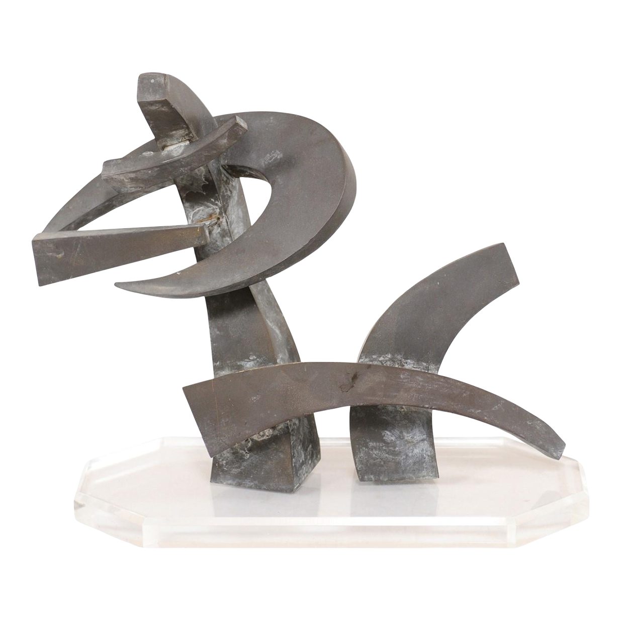 Mid 20th Century Small-Size Mid-Century Abstract Sculpture | Chairish
