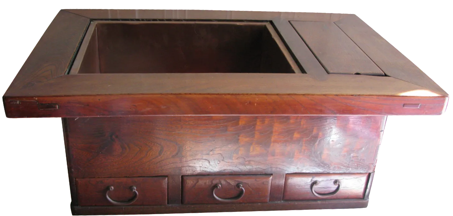 Antique Rosewood Hibachi Table | Chairish