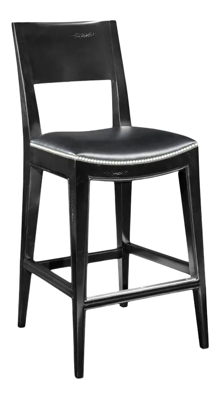 Cashiers Counter Stool in Black | Chairish