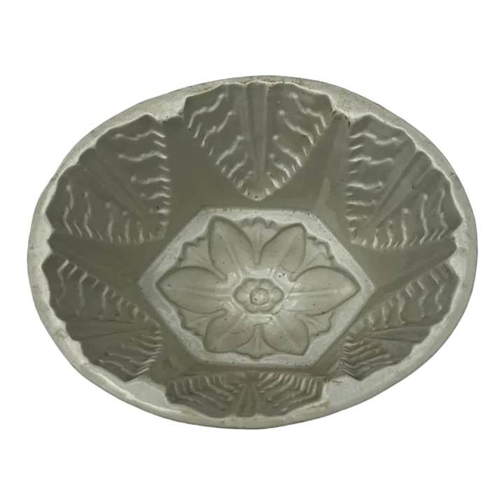 19th Century Victorian Food Mold - Flower Design | Chairish