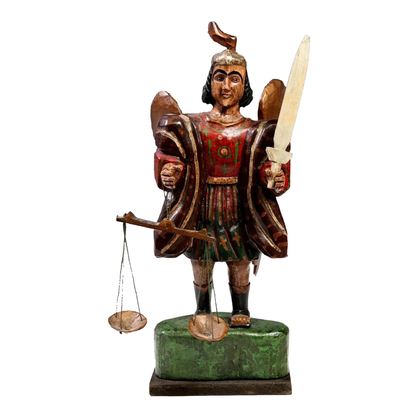 Large Spanish Colonial Style American Santo Statue | Chairish