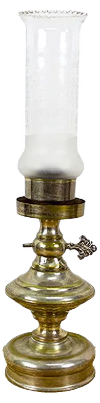 Vintage Silver Table Lamp, 1980s | Chairish