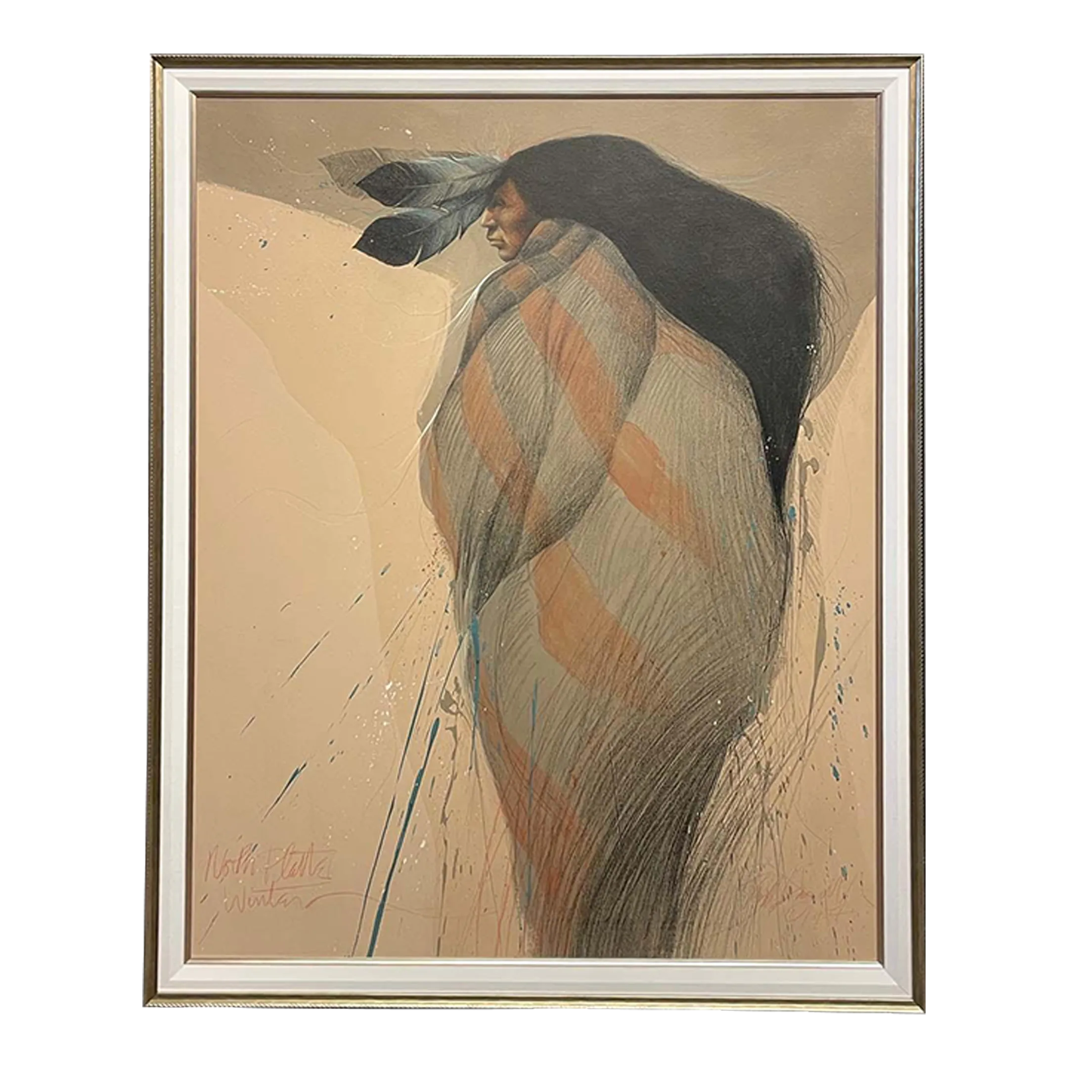 Frank Howell "North Platte Winter" Original Oil on Painting With Custom ...