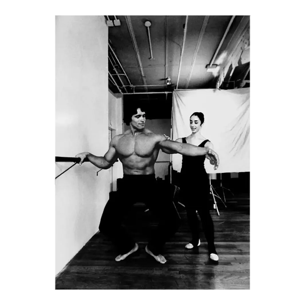 Arnold Schwarzenegger: Ballet Bodybuilder 30" X 40 | Chairish