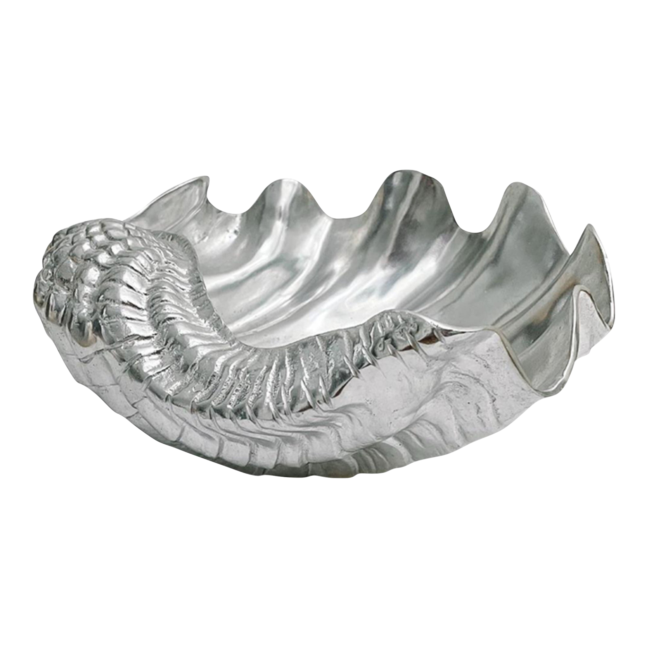 Vintage Arthur Court Oversized Clam Shell Centerpiece Bowl | Chairish