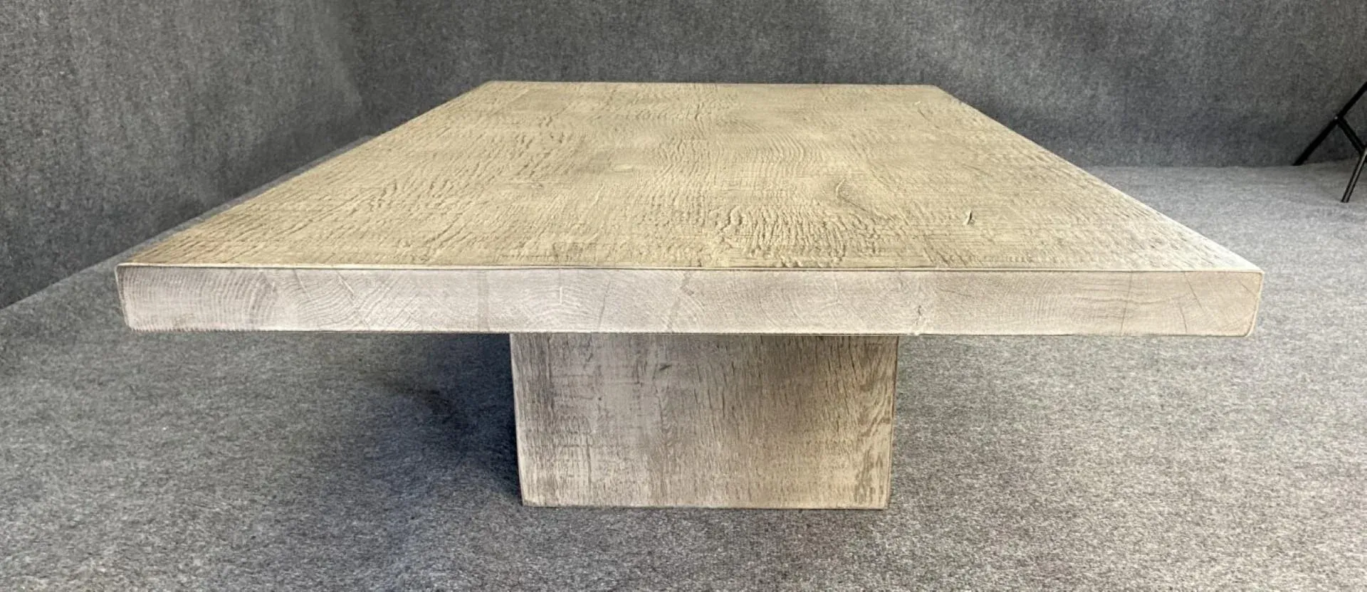 Restoration Hardware Reclaimed Oak Plinth Coffee Table