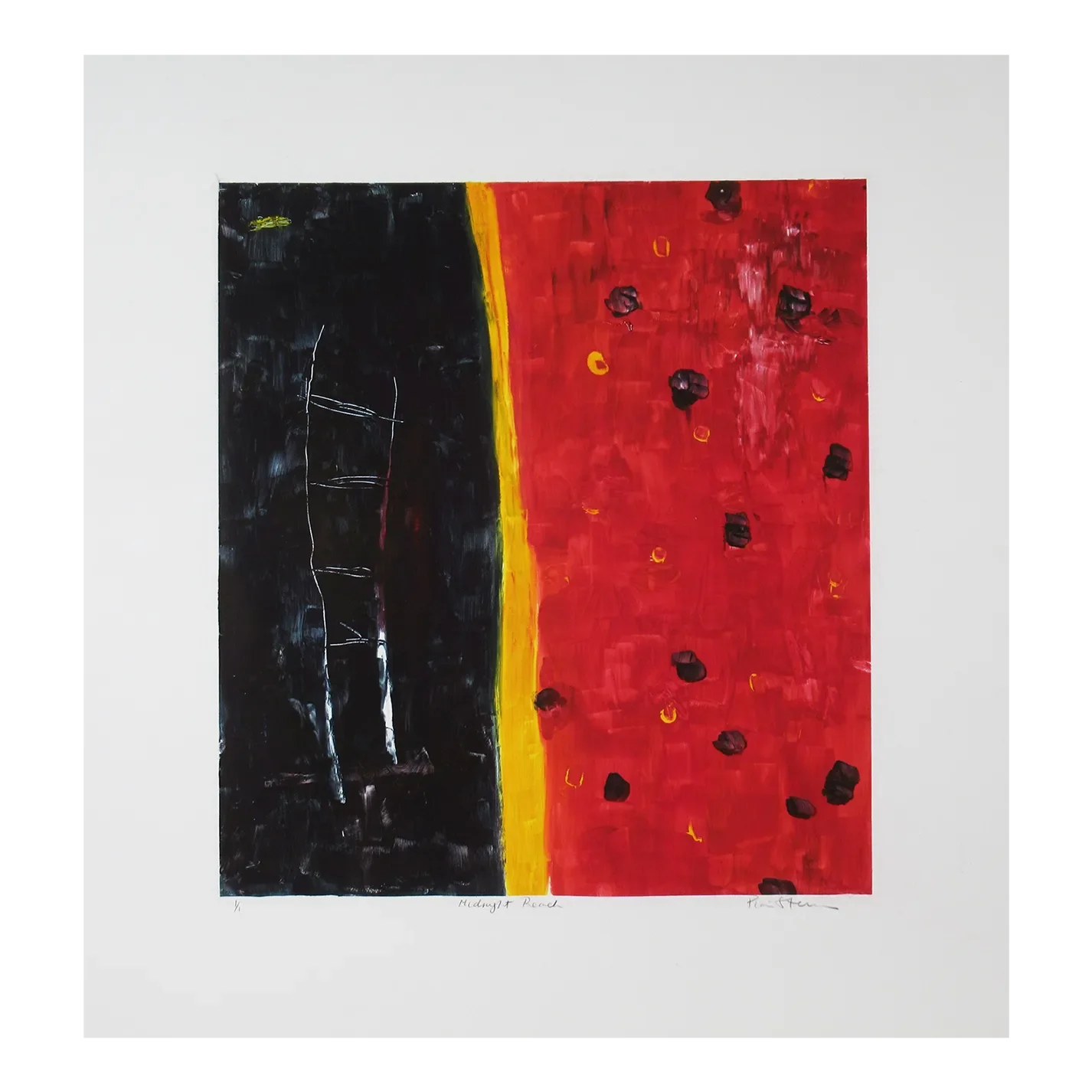 Pia Stern Midnight Reach, c.1990 | Chairish