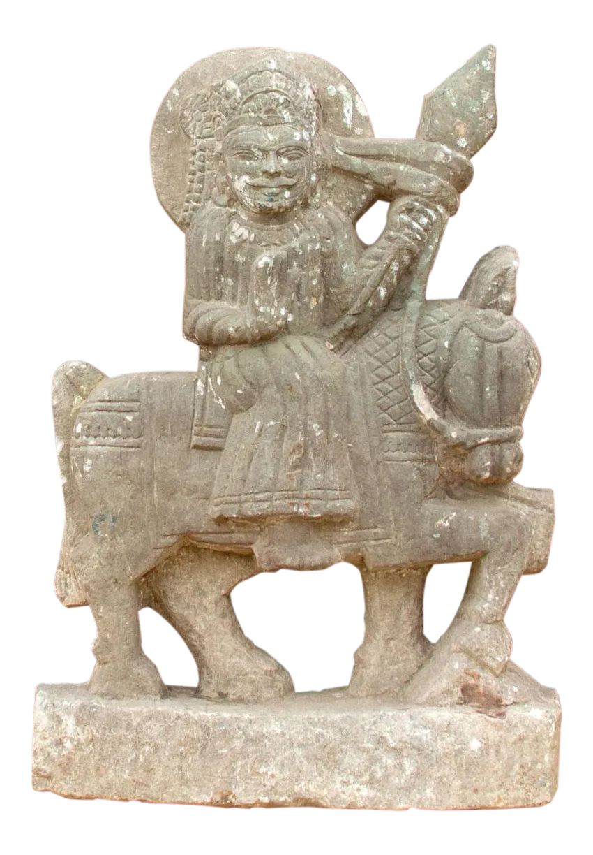 19th Century Ramdevra Stone Statue | Chairish