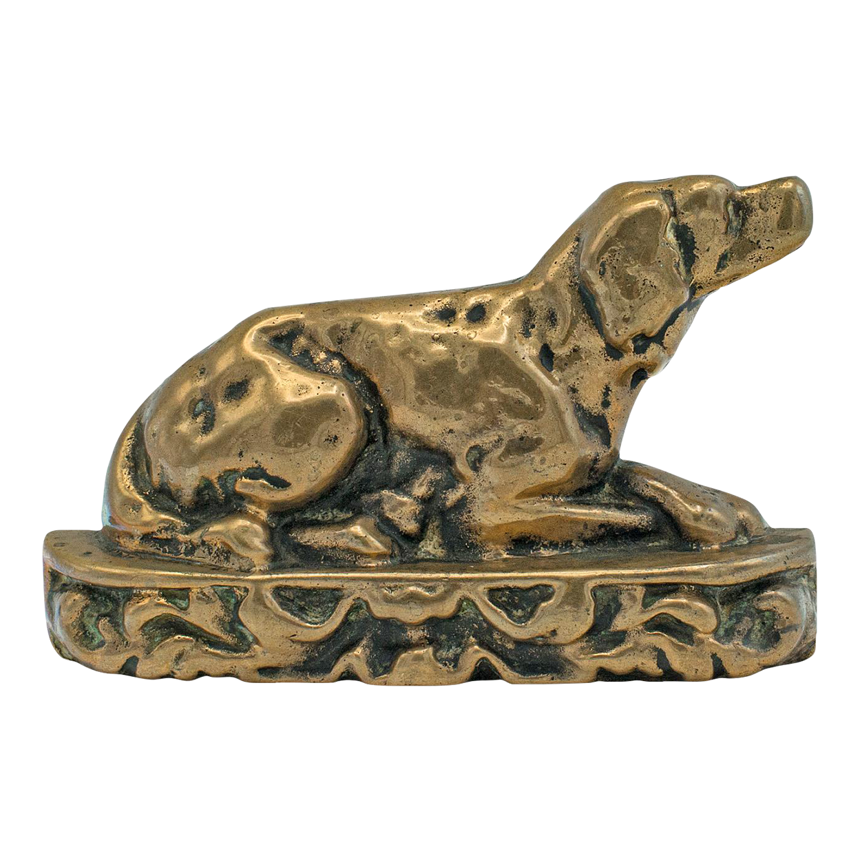 1900s Victorian Small Antique English Decorative Door Stop, Bronze ...