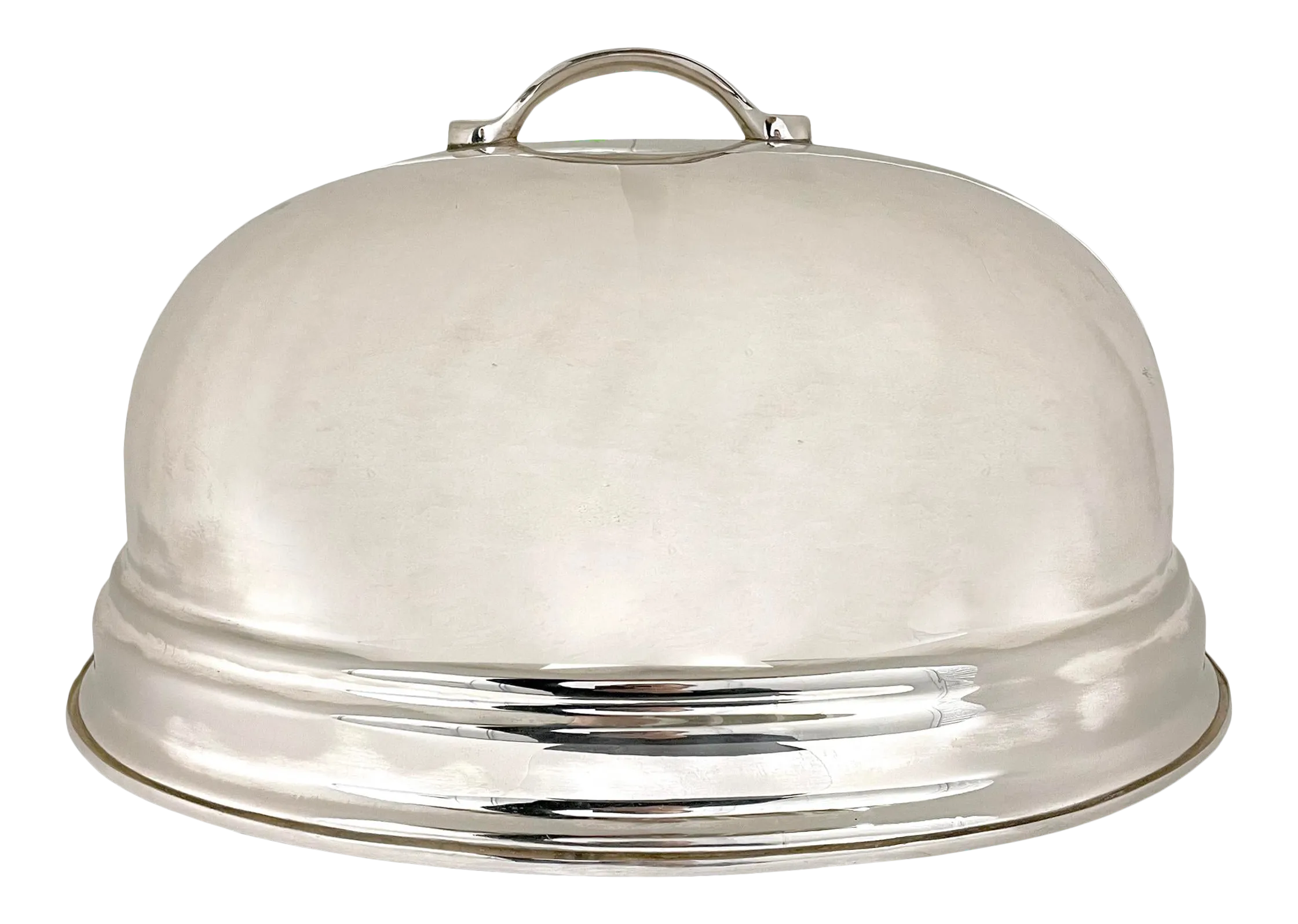 Large Silver Food Dome | Chairish