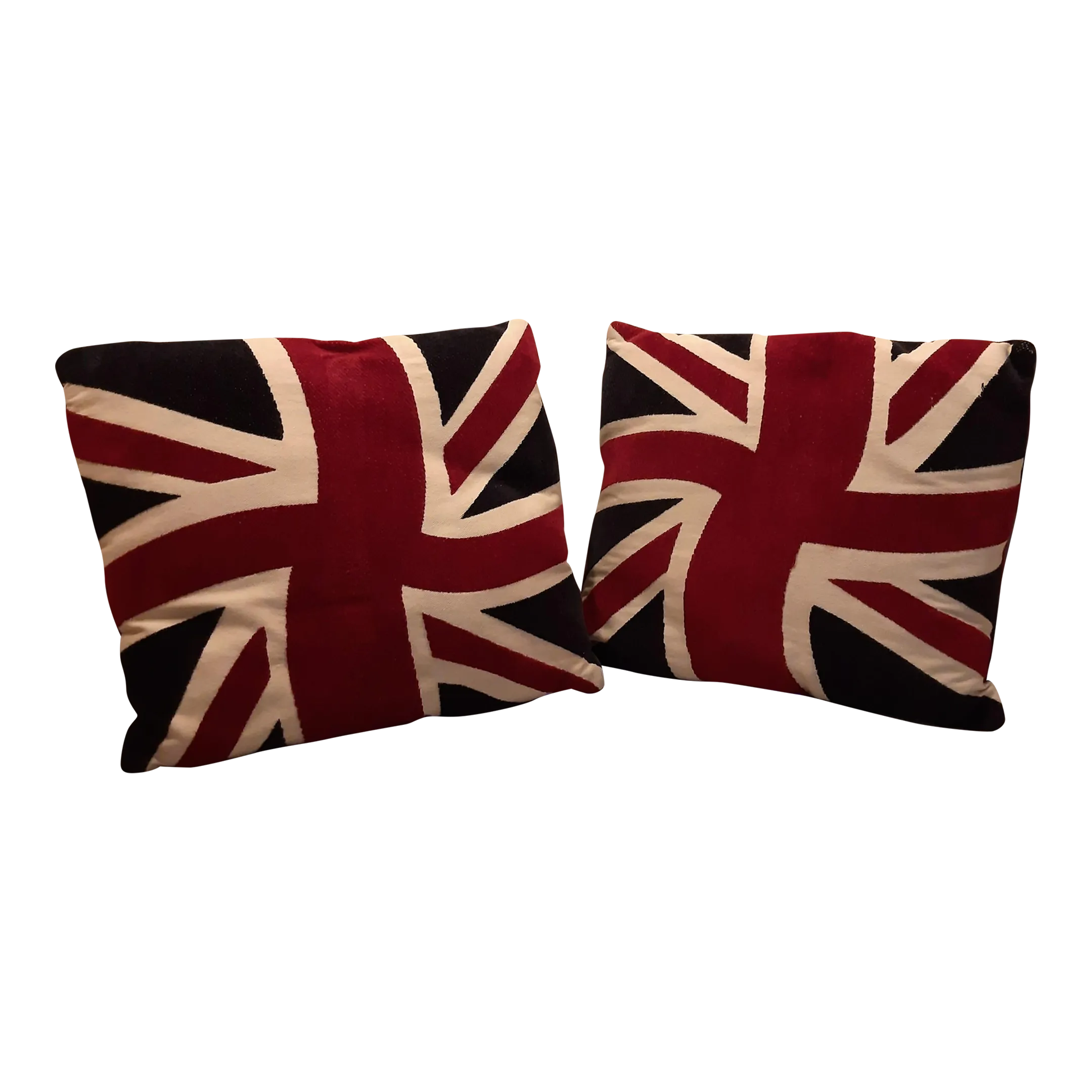 Stylized Union Jack Pillow | Chairish
