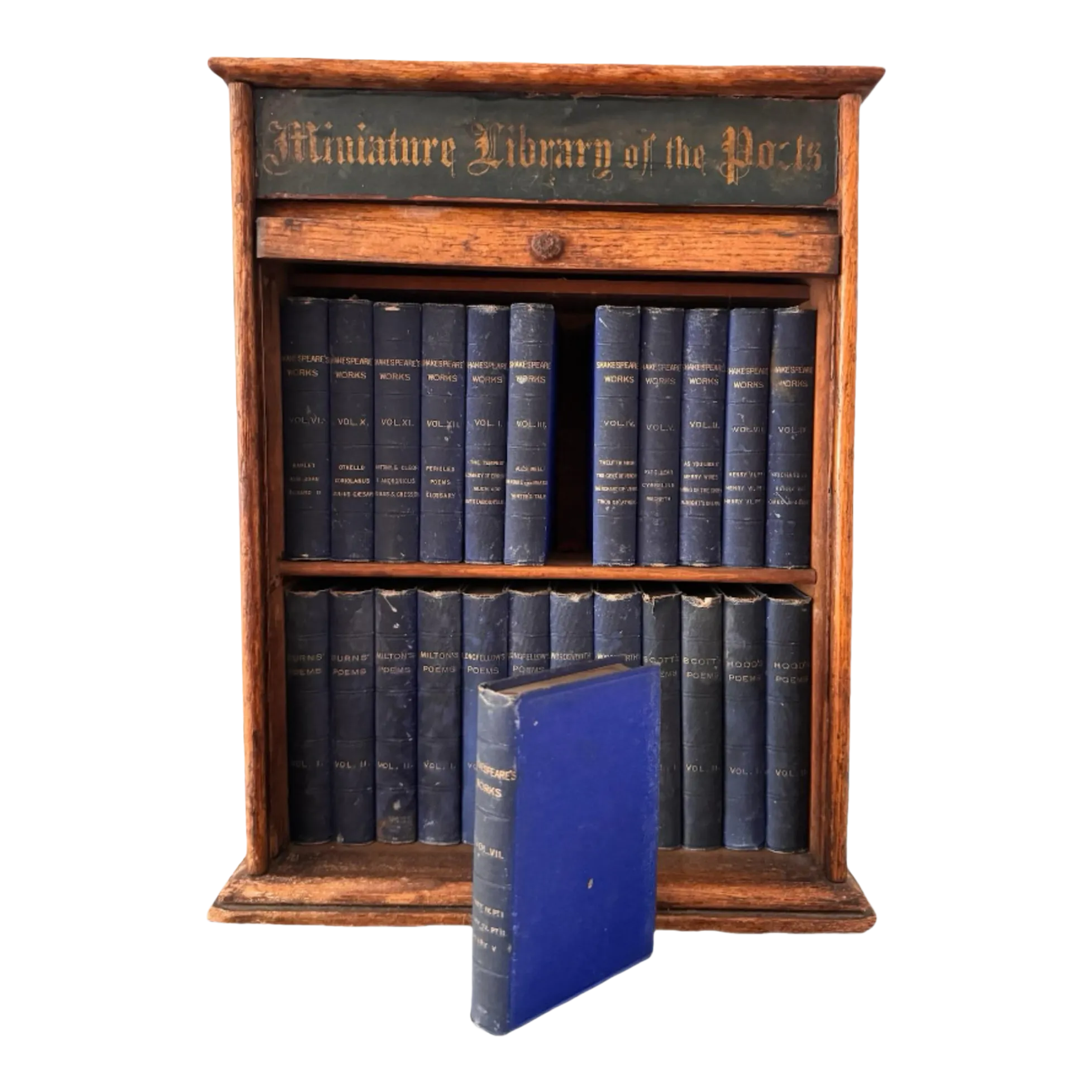 Antique Late 19th Century Library of the Poets Book Set - 24 Pieces ...