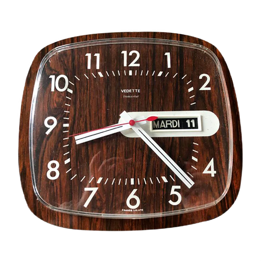 Vintage Clock from Vedette | Chairish