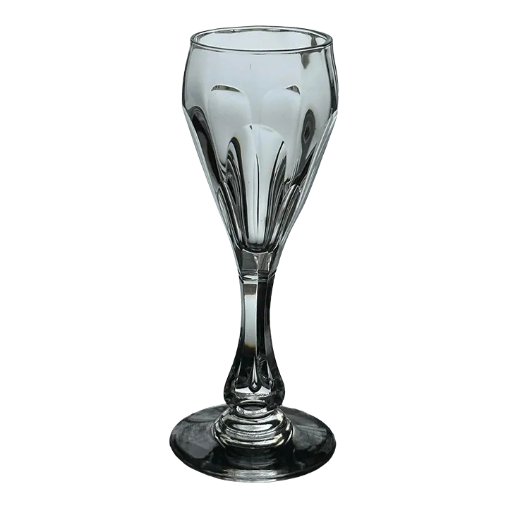 Vintage Crystal Cordial Glass Bubble in Stem | Chairish