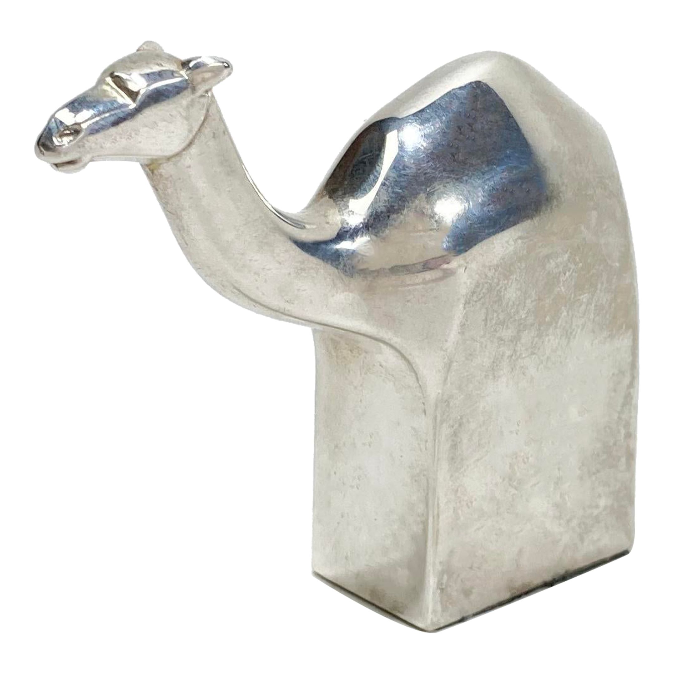 Vintage Dansk Silver Plate Camel Paper Weight | Chairish