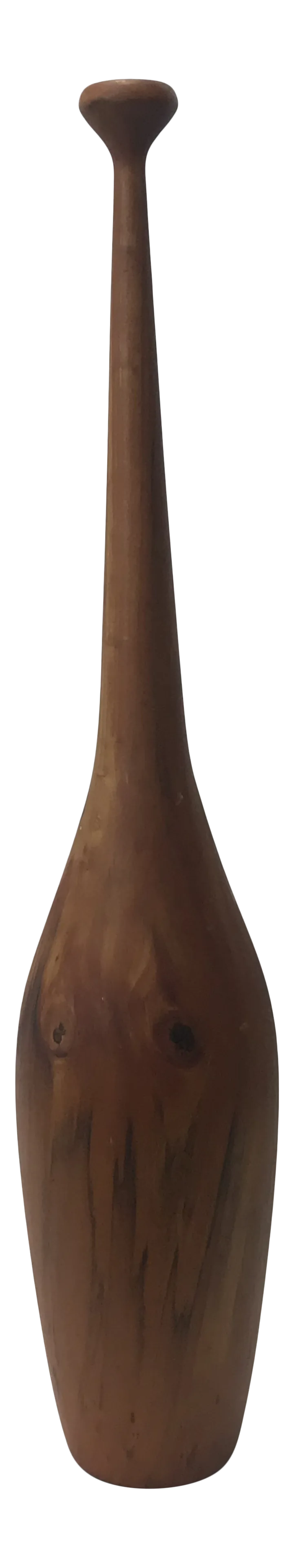 1980s "Guardian" Abstract Wood Sculpture by Ron Kent | Chairish