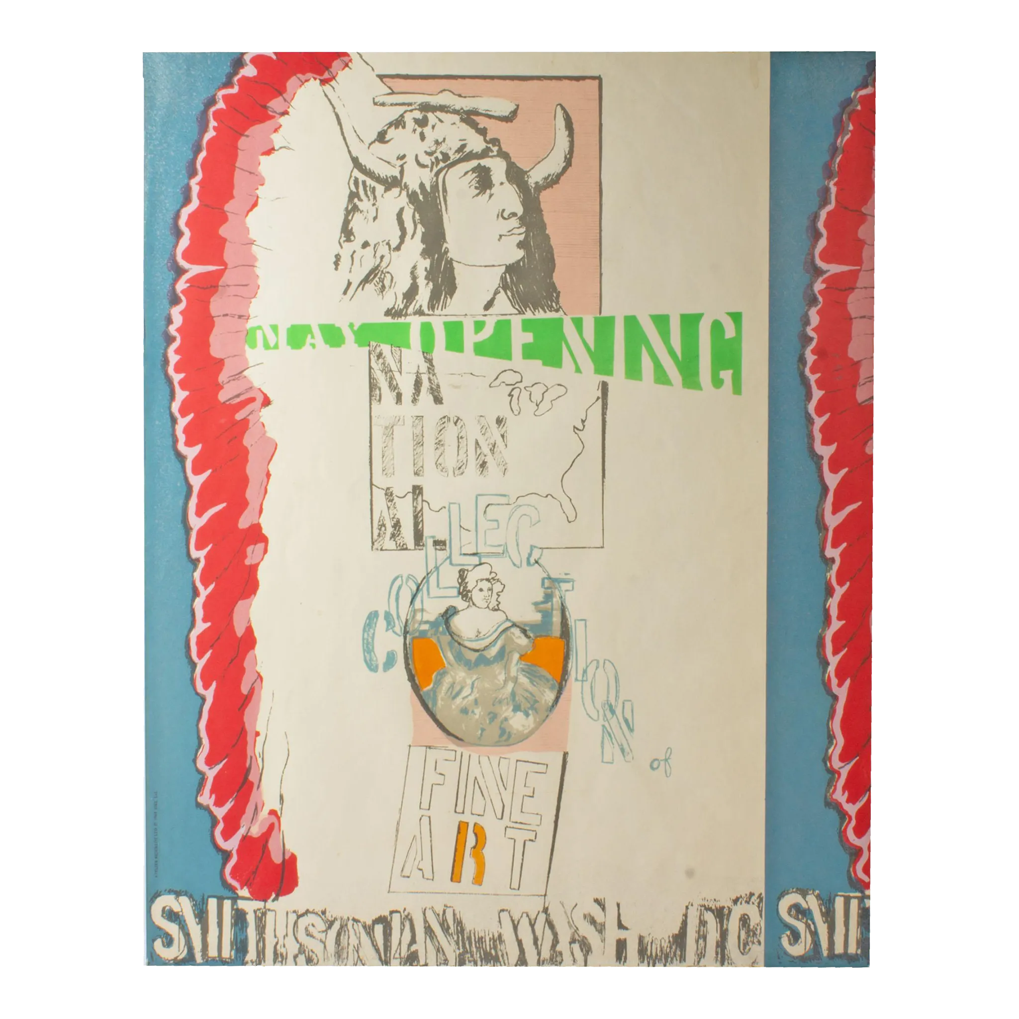 1968 Smithsonian Pop Art Lithograph Poster by Larry Rivers | Chairish