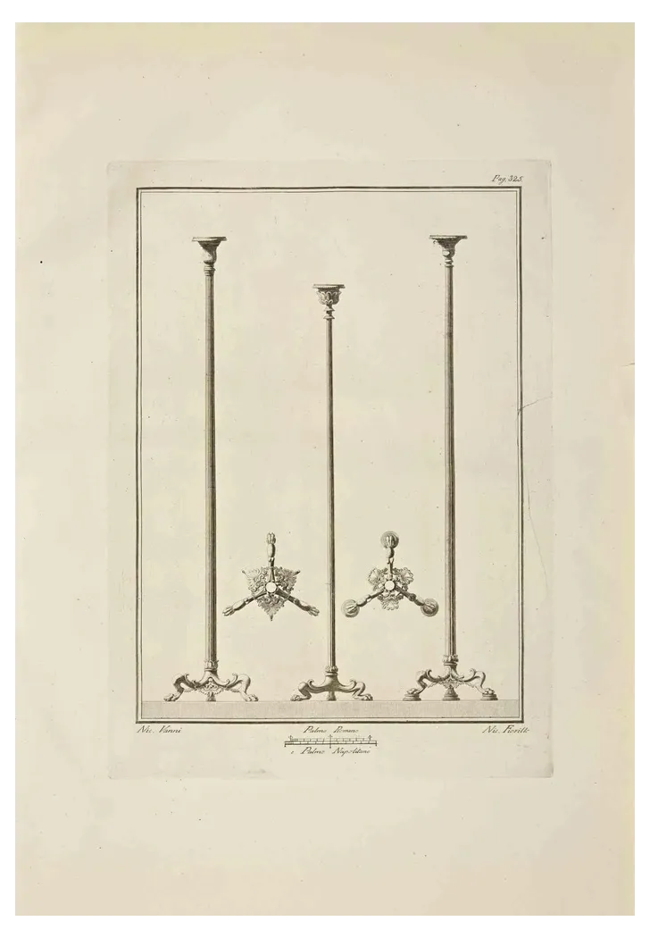 Niccolo Vanni, Ancient Roman Decorations, Etching, 18th Century | Chairish
