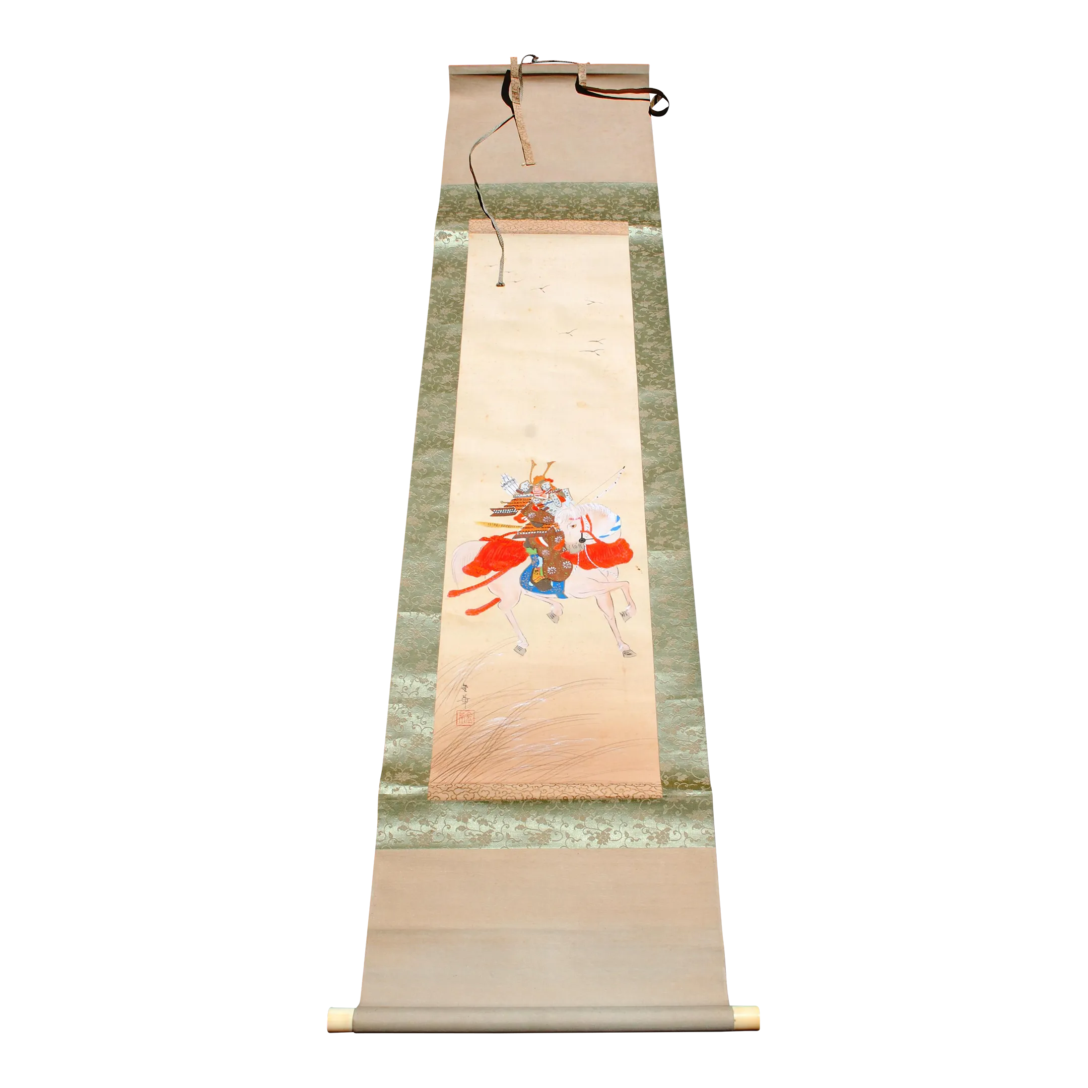 Early 20th Century Minamoto No Yoshiie "Hachimantaro Yoshie" Warlord ...