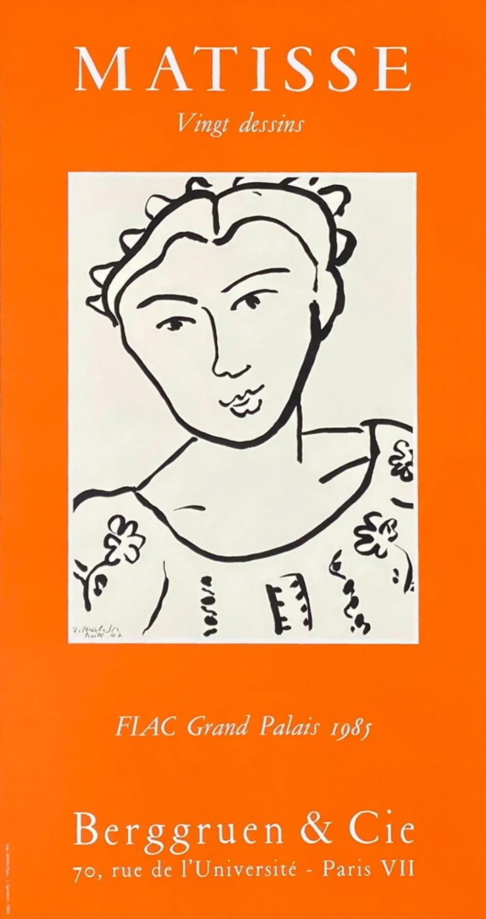 1985 Berggruen Poster After Henri Matisse | Chairish