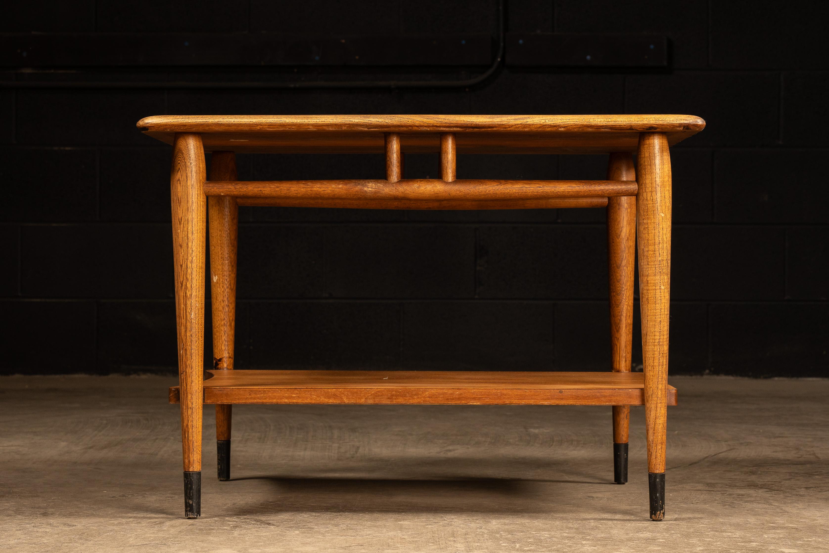 1960s Vintage Lane Walnut Side Table