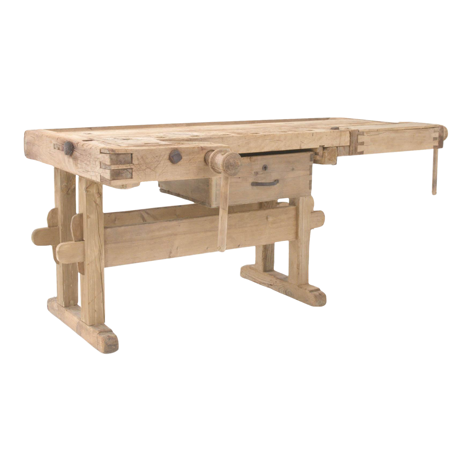 20th Century Belgian Wooden Work Table | Chairish