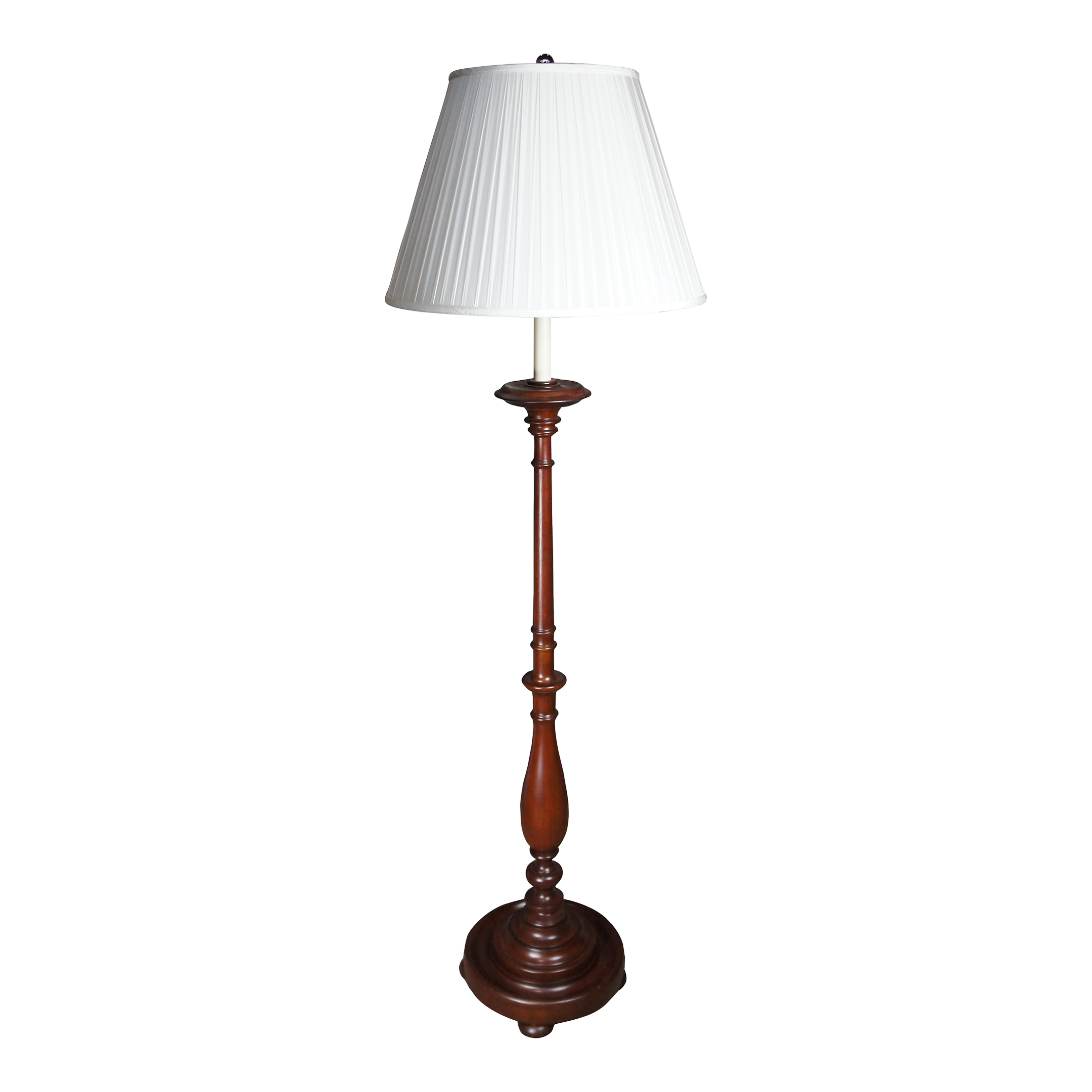 Vintage Ralph Lauren Traditional Mahogany Candle Stand Floor Lamp ...