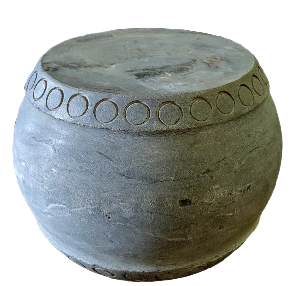 Round Stone Stool | Chairish