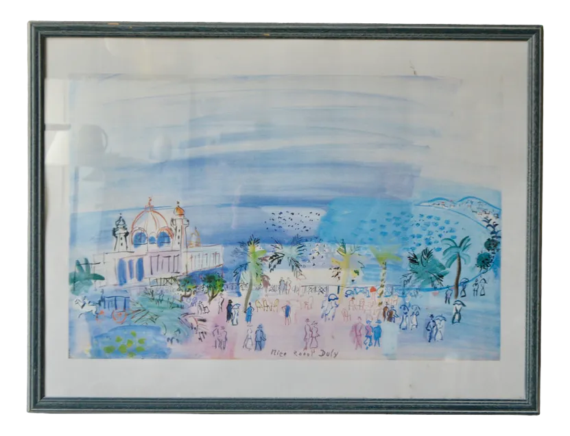 Raoul Dufy, Nice, Screen Print | Chairish