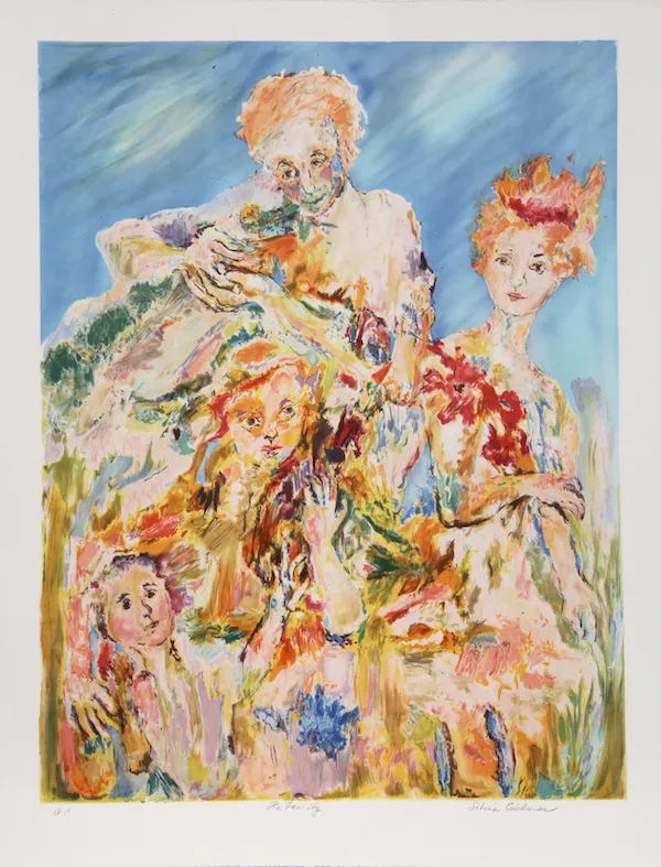 Sabina Teichman, "The Family," Lithograph | Chairish