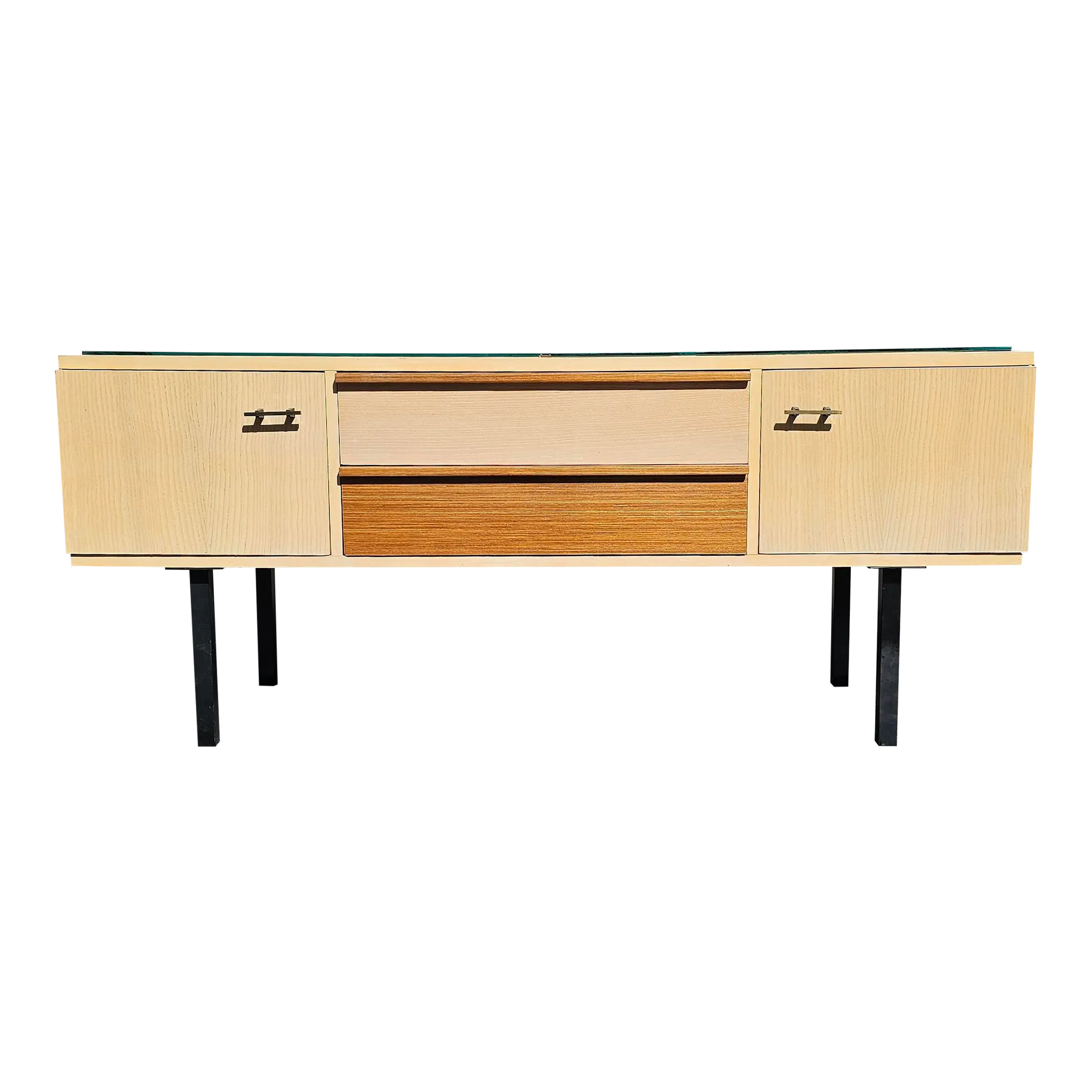 1960s A Mid Century Modern German Lowboy Credenza - Tv Stand | Chairish