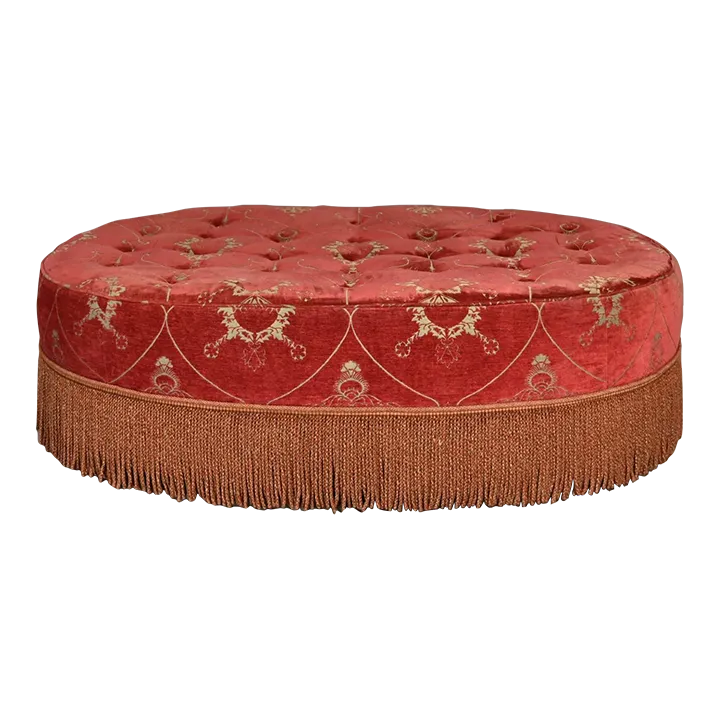 Late 20th Century Traditional to Transitional Large Oval Cocktail ...