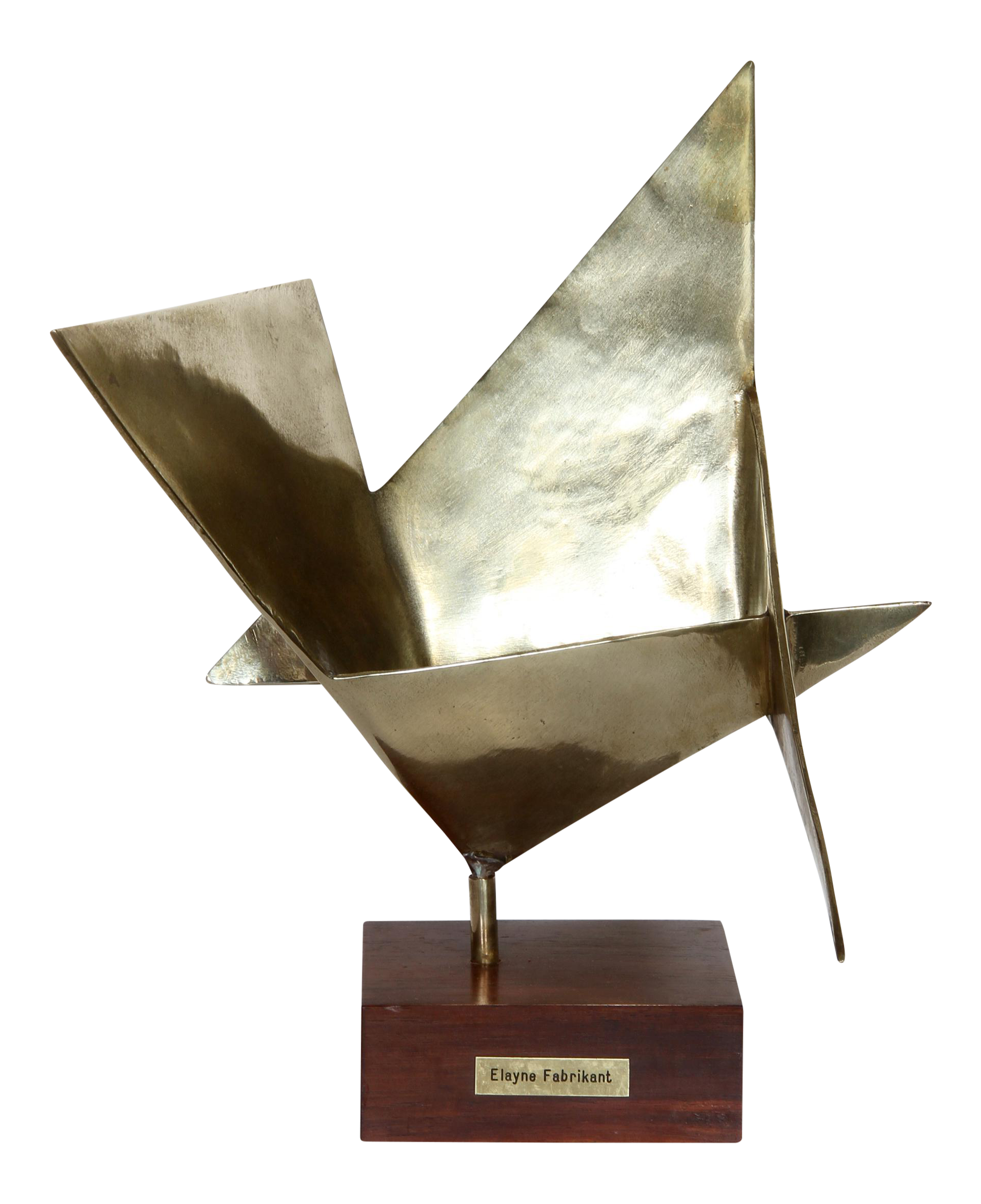 Elayne Fabrikant Geometric Abstract Sculpture | Chairish