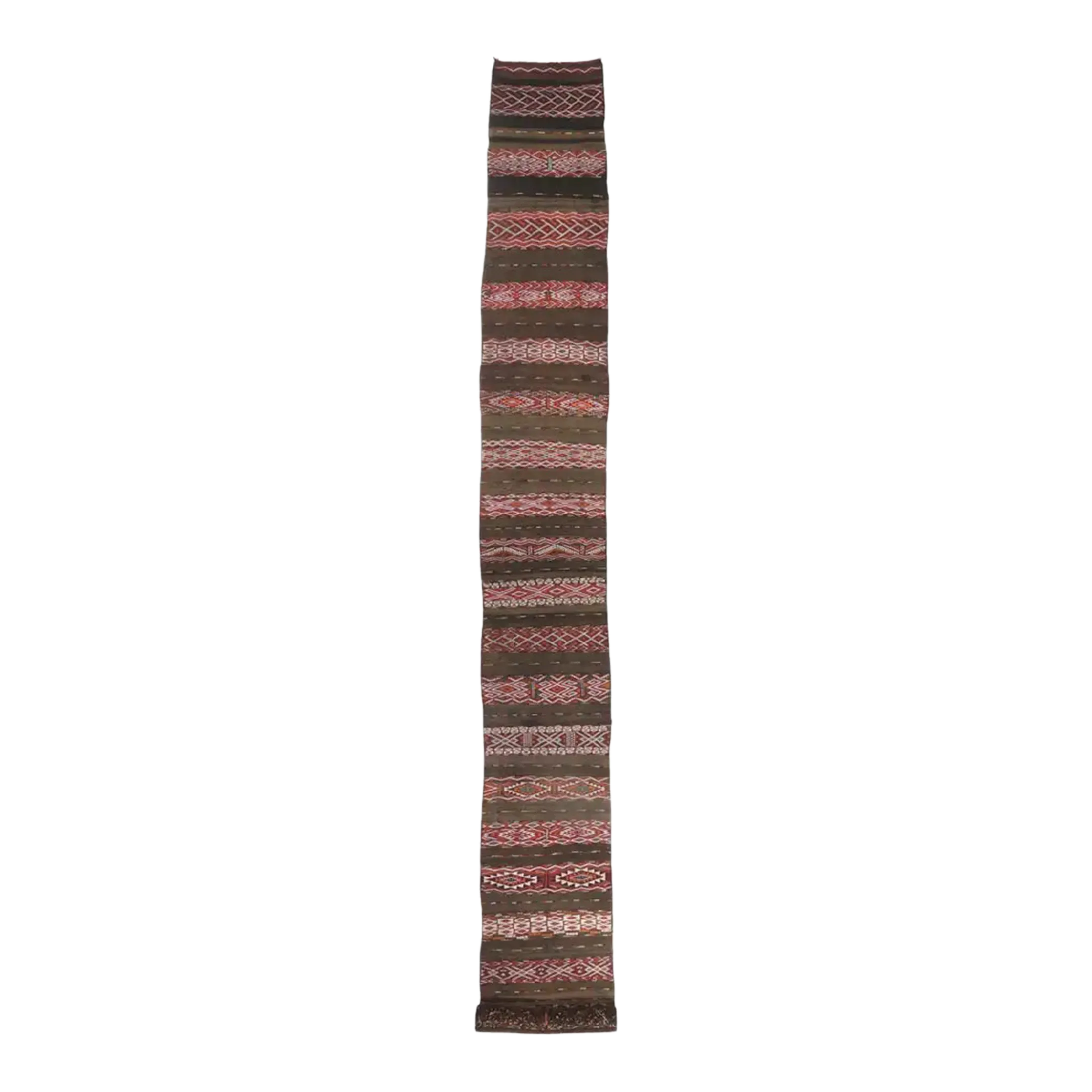 Late 20th Century Vintage Zemmour Moroccan Runner, 03'03 X 35'00 | Chairish