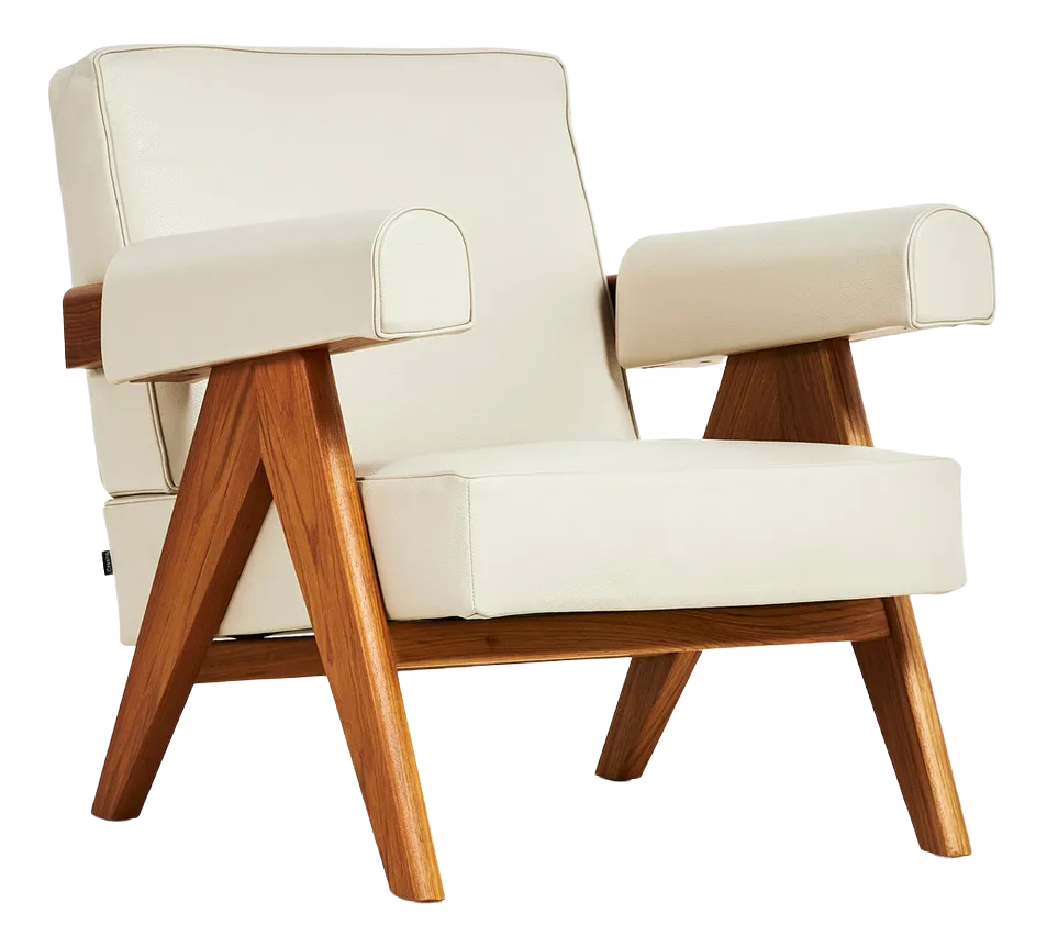 Leather Capitol Complex Chair by Pierre Jeannert for Cassina, 1950s ...