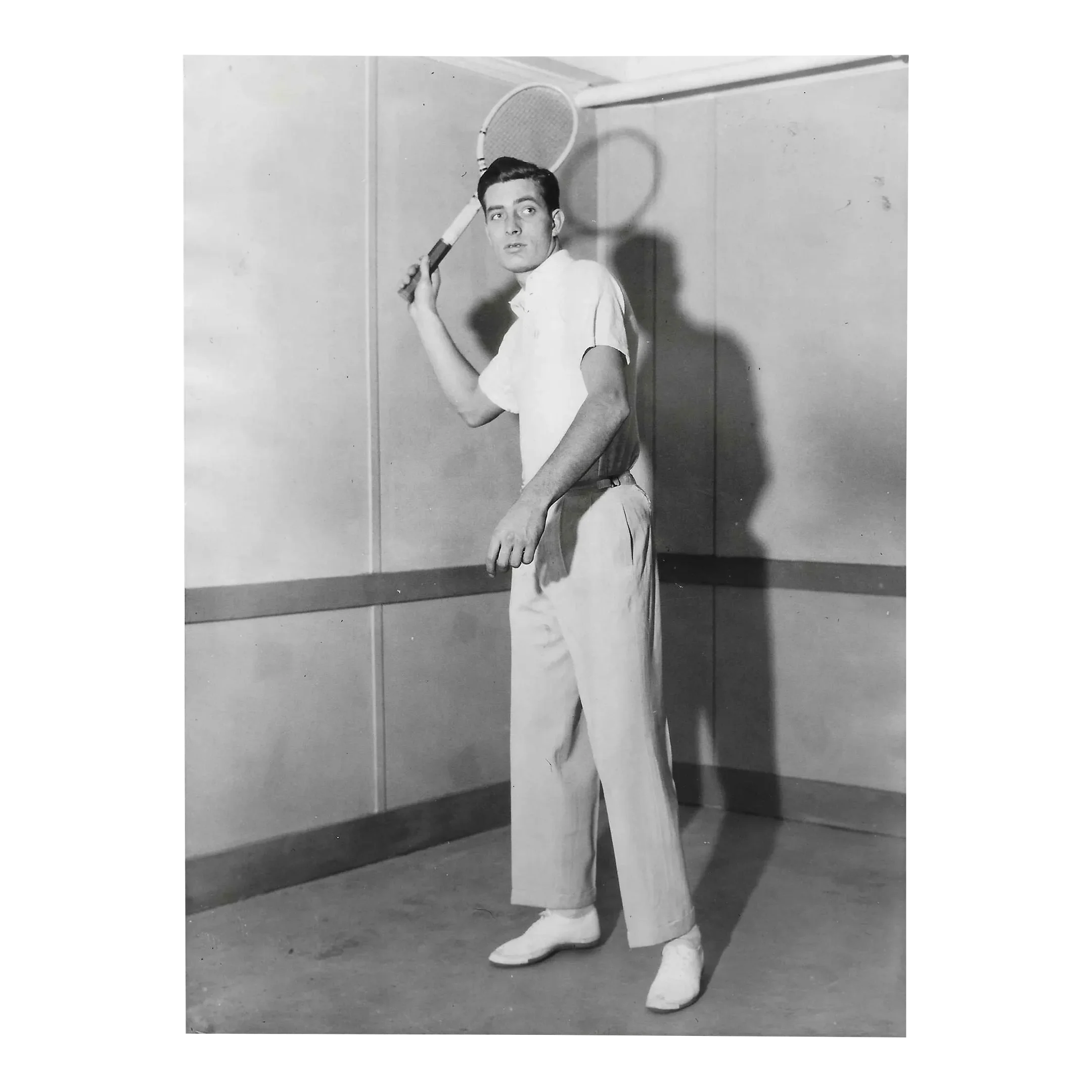 1934 Tennis Photograph of Player and Actor Frank Shields | Chairish