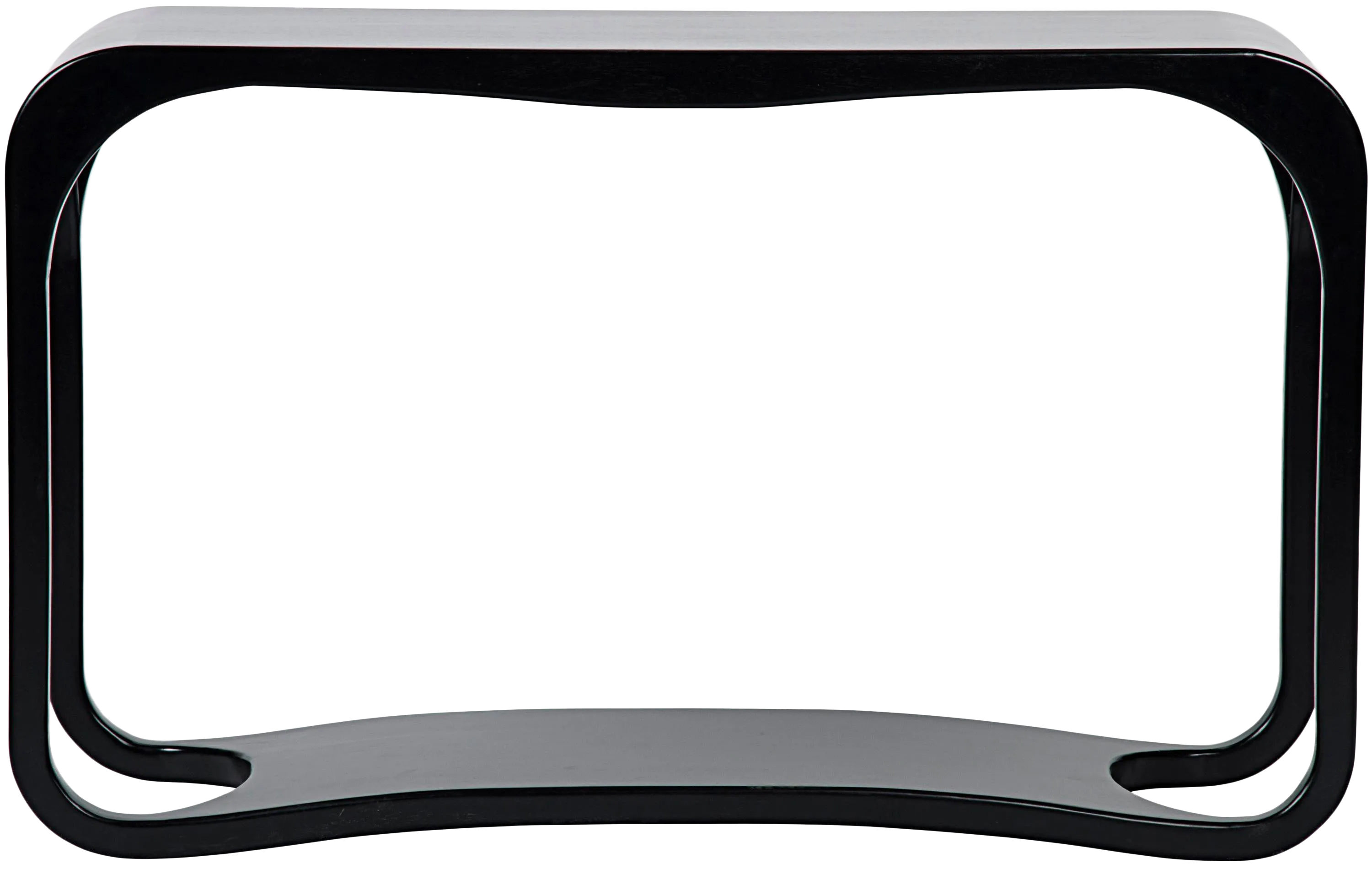 Milena Console, Hand Rubbed Black | Chairish