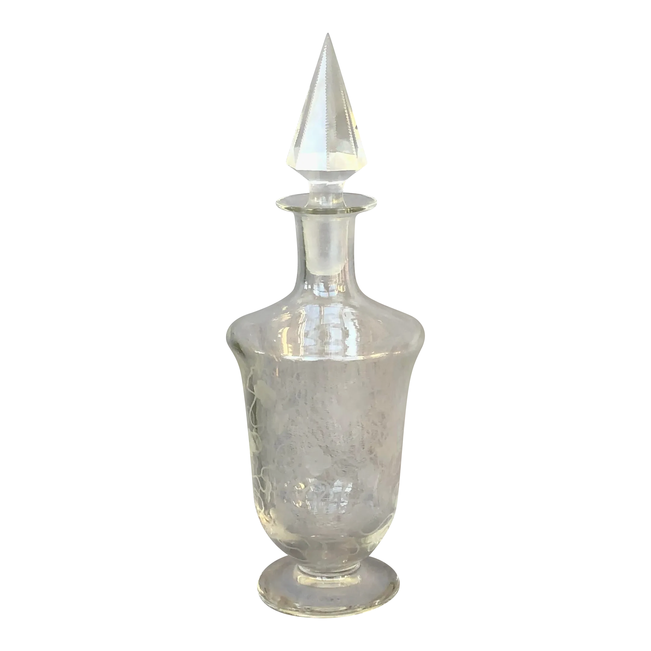 19th Century Victorian Glass Perfume | Chairish