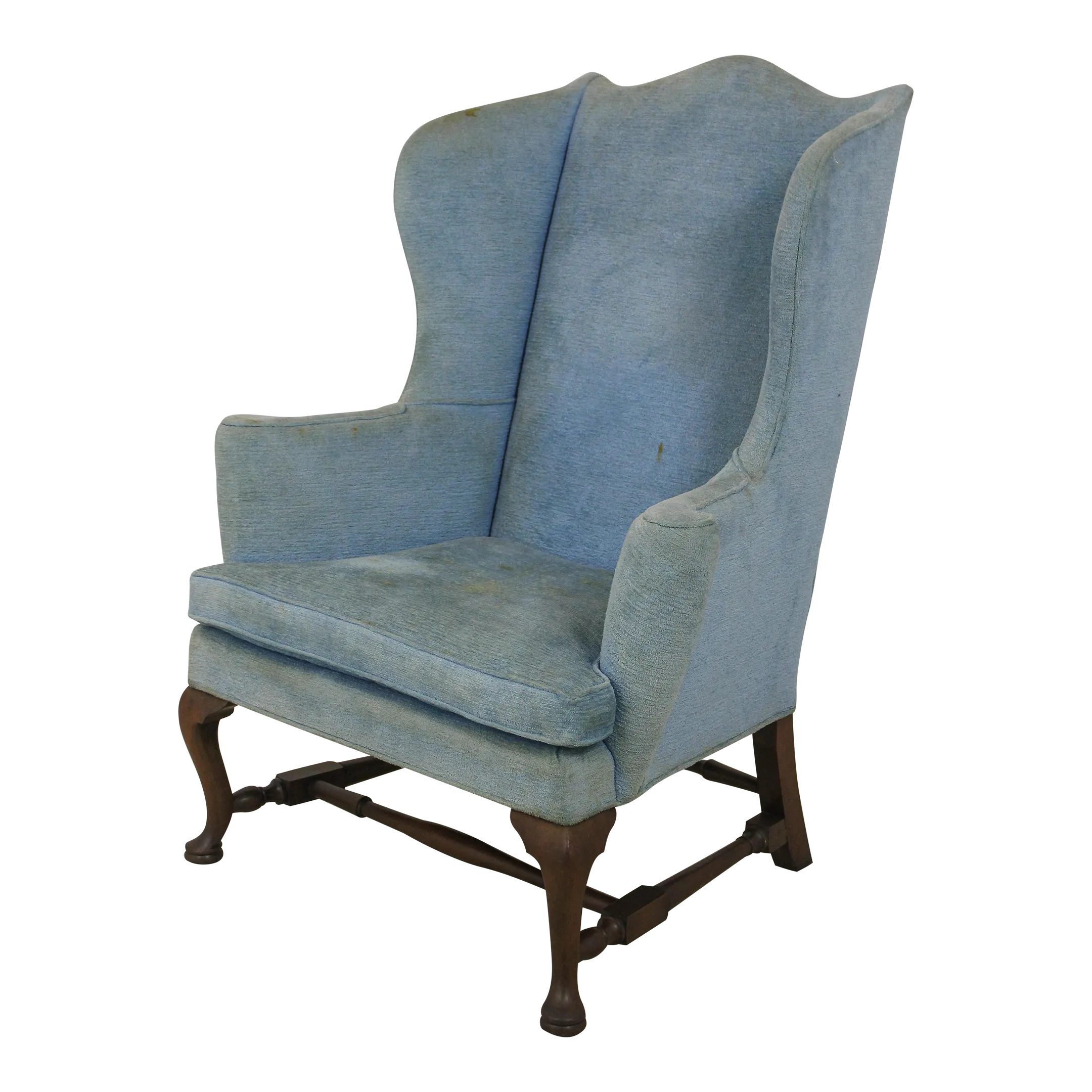 Kittinger Colonial Williamsburg Cw-44 Mahogany Wing Chair | Chairish