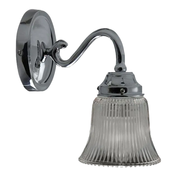 Prismatic Fluted Wall Light | Chairish