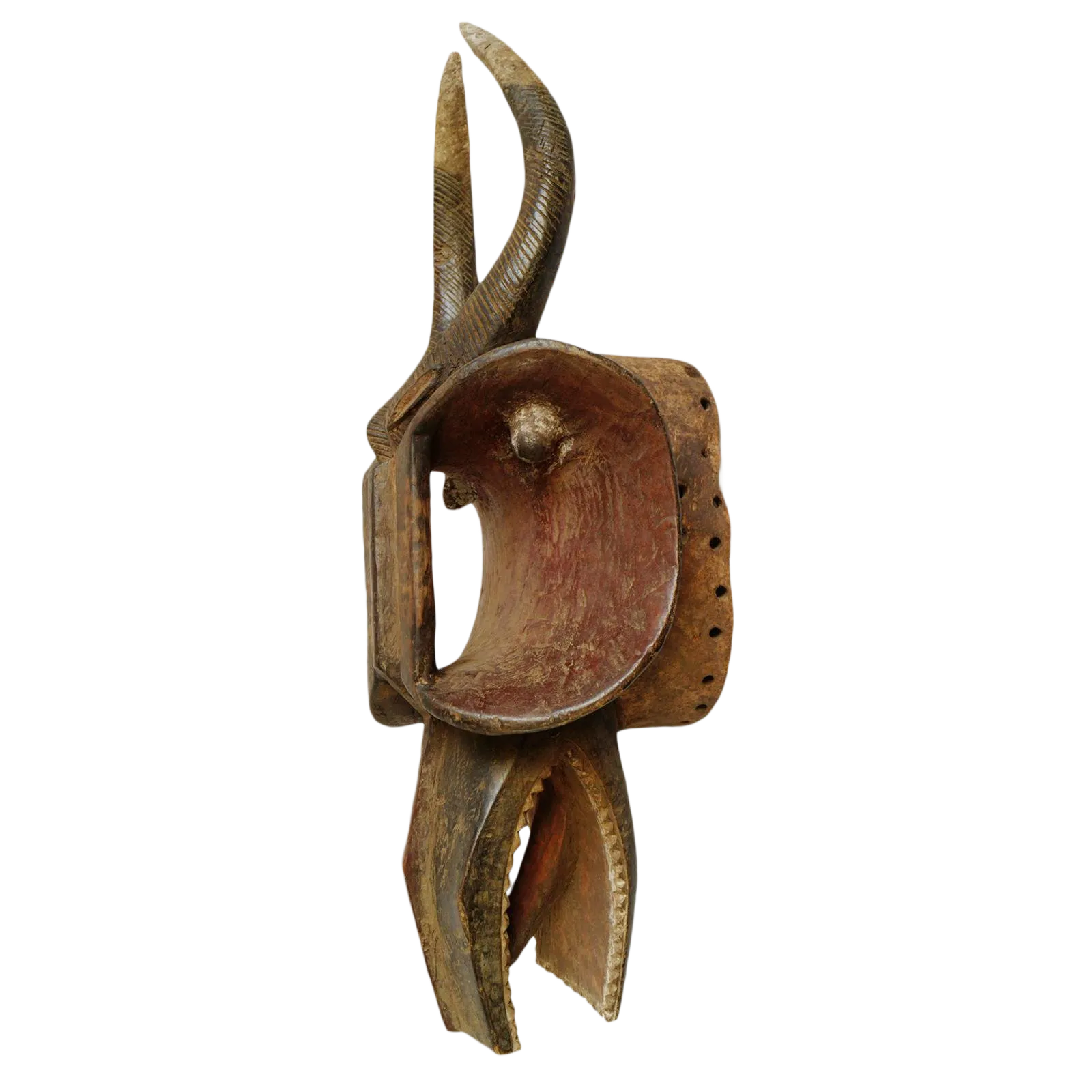 Mid 20th Century Bauli Glin Bush Cow Mask | Chairish