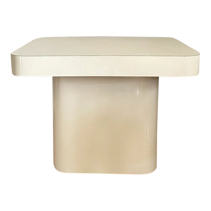 1980s Postmodern Formica End Table | Chairish