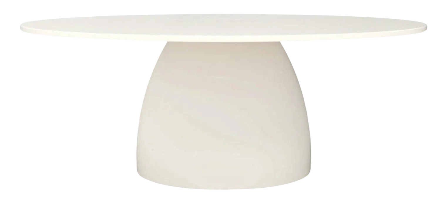 Design Dining Table in White Matte by Europa | Chairish