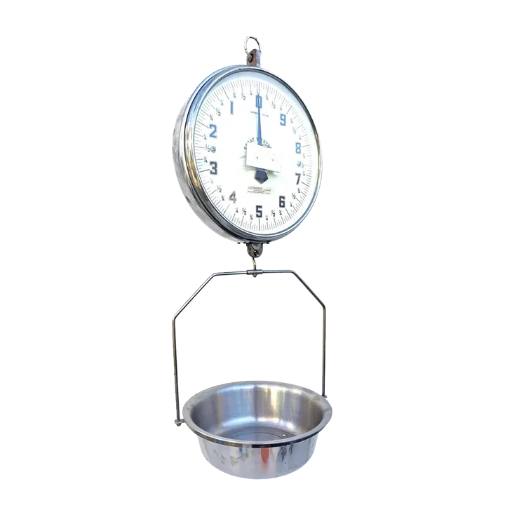 Vintage Hanging Double Sided Pan Scale, Western Mfg. Large Legal Trade ...
