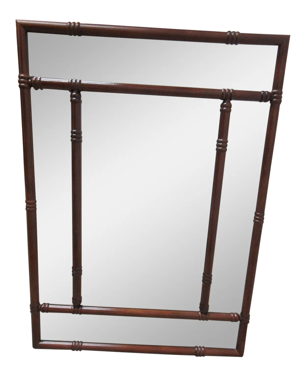 Bombay Company Faux Bamboo Wall Mirror | Chairish
