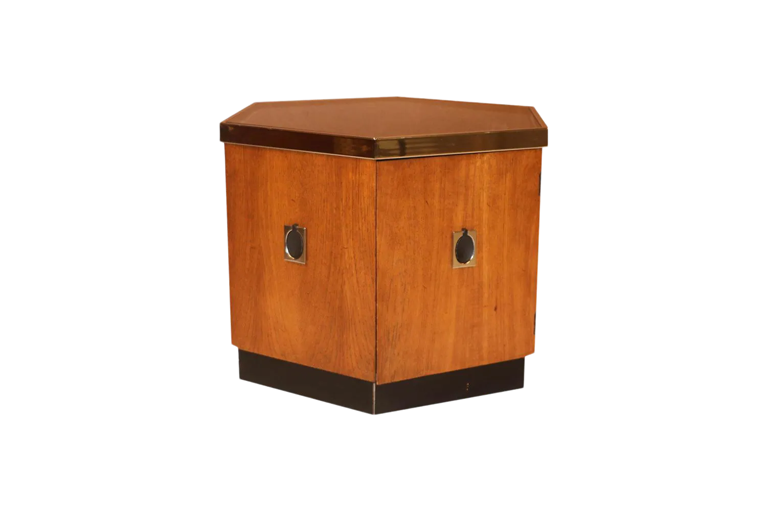 Mid Century Octagonal Side Table | Chairish